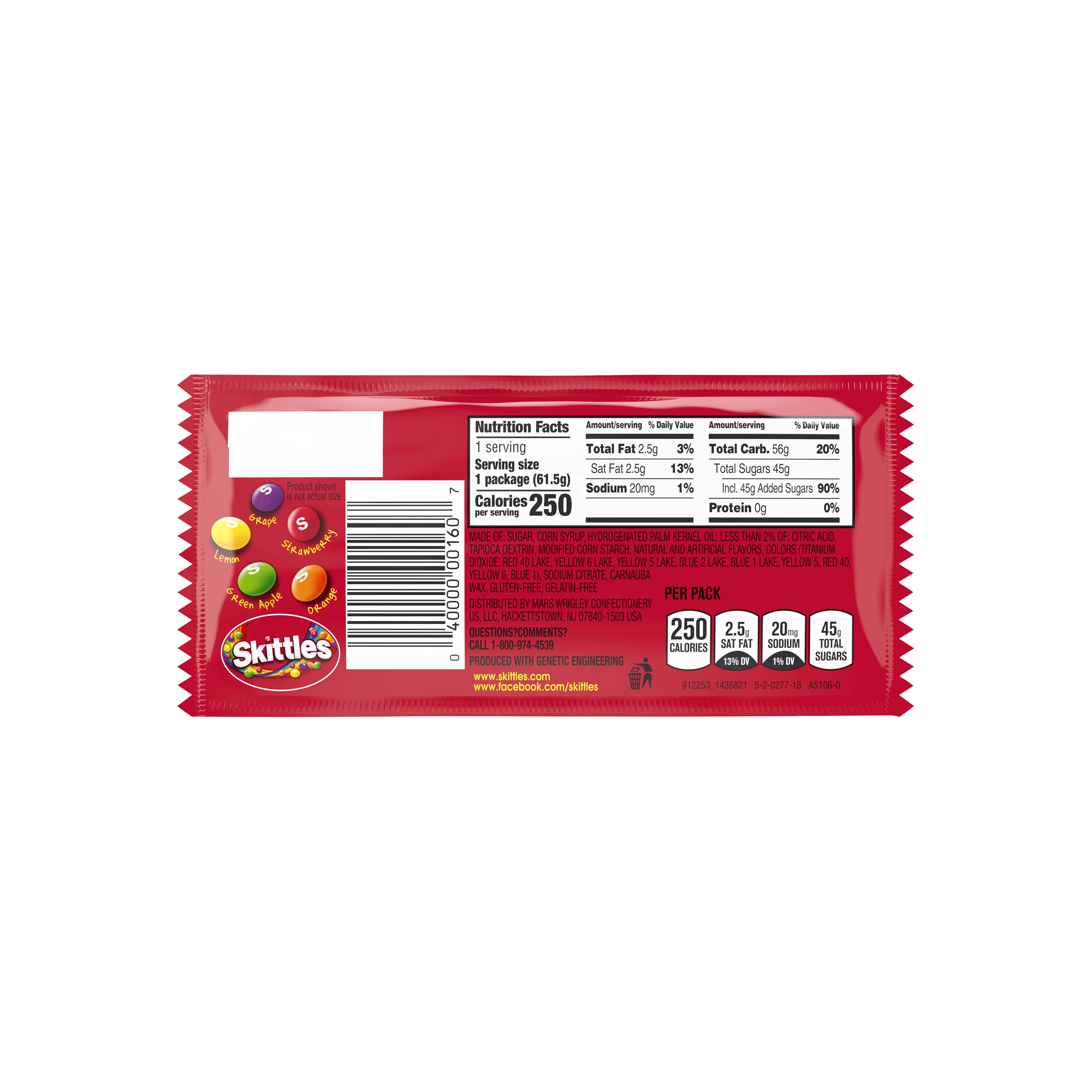 Skittles Original 2.17 oz – Sweet Factory